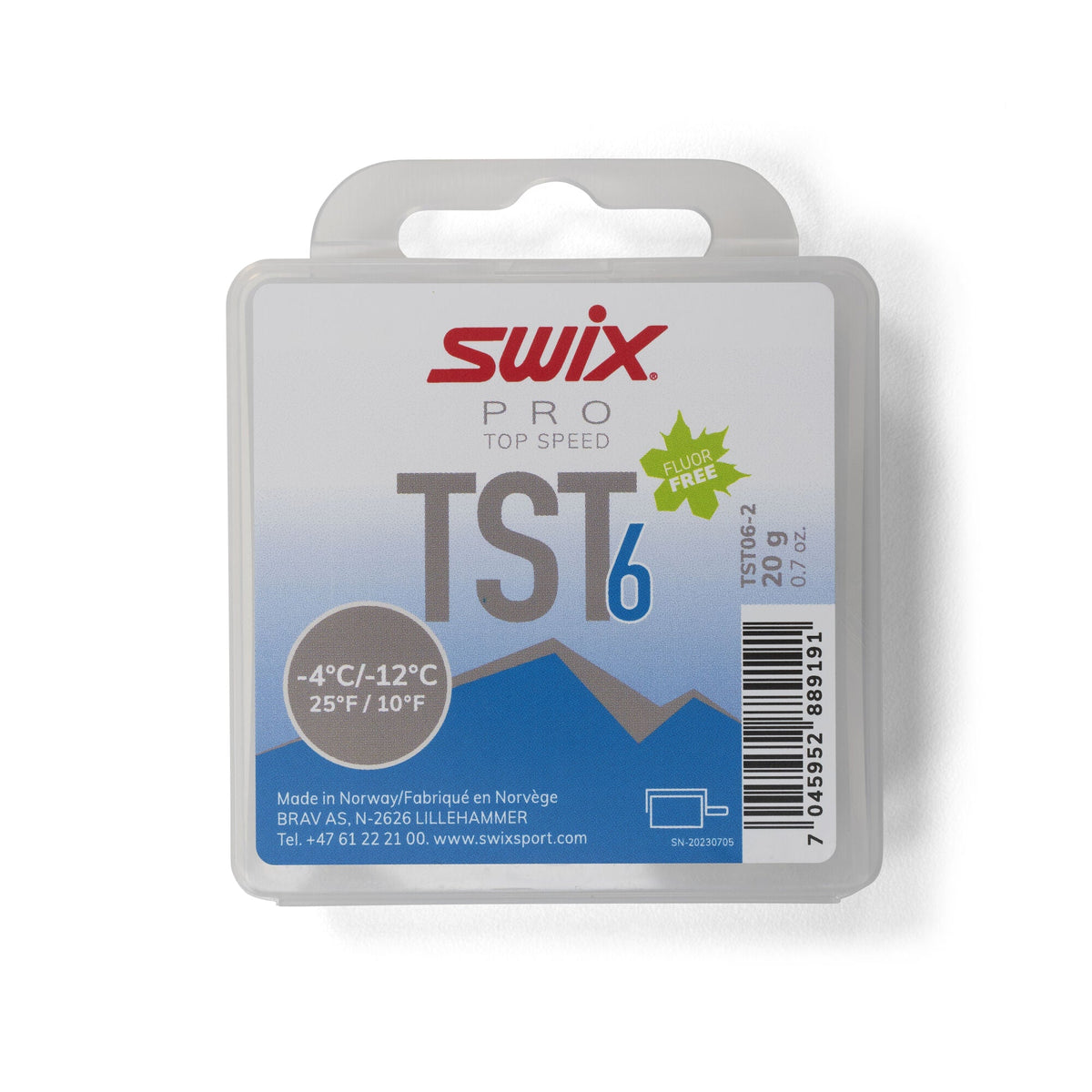 Swix TST TS6 Turbo Blue -4 / -12 20g - glidvalla - Skidvalla.se